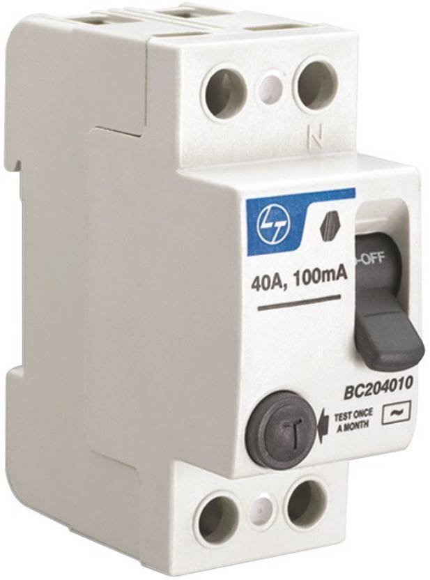 L&T Tripper RCCB / ELCB DP, 40A, 100mA BC204010 MCB Price in India ...