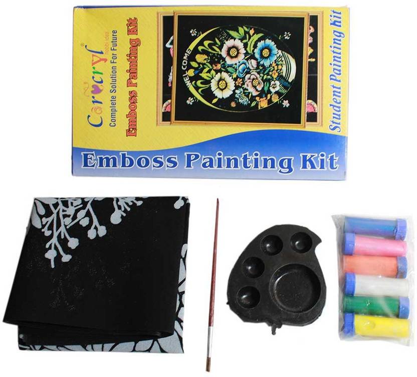 Zak Tag The Hobby idea | Student Emboss Painting Kit Price in India ...