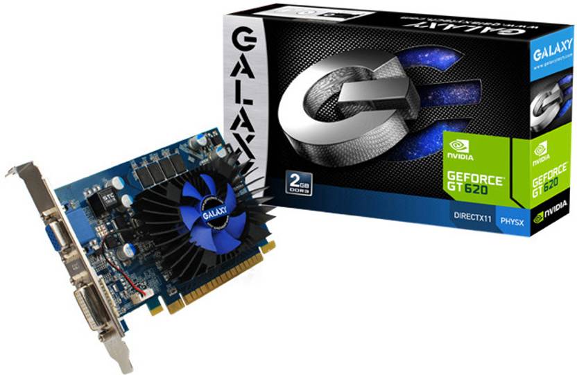 GALAXY NVIDIA GeForce GT 620 2 GB GDDR3 Graphics Card - GALAXY ...