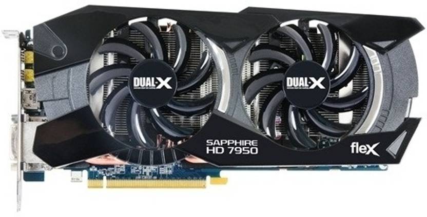 Sapphire HD 7950 3GB GDDR5 Flex Edition GDDR5 3 GB AMD/ATI Chipset 384 ...