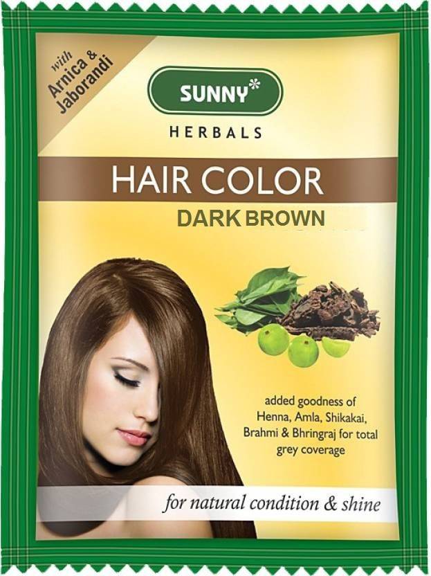 Bakson's Sunny Hair Color ( Pack of 4 pcs. ) , Dark Brown - Price in ...