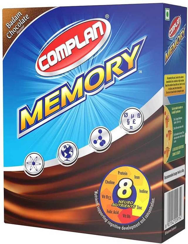 COMPLAN Memory Badam Chocolate 500 gm (Refill Pack of 2) Nutrition ...