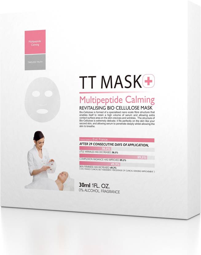 Timeless Truth Multipeptide Calming Revitalising Bio Cellulose Mask Box ...