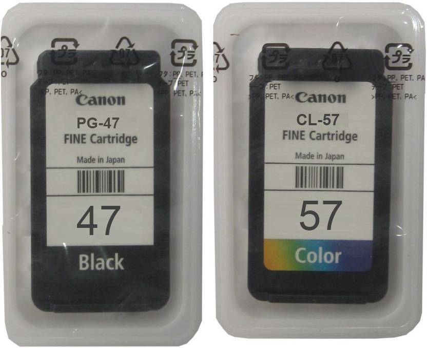 Canon Pixma PG-47, CL-57 Original Ink Cartridge Set Valuable Pack Tri ...