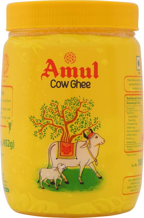 Amul Cow Ghee 500 ml Plastic Bottle Price in India - Buy Amul Cow Ghee ...