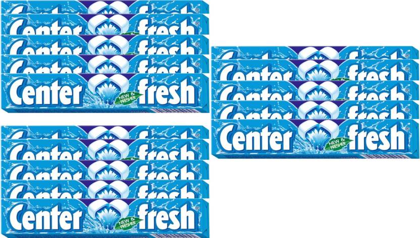 center fresh 15g Pack Of 15 Spearmint Chewing Gum Price in India - Buy ...