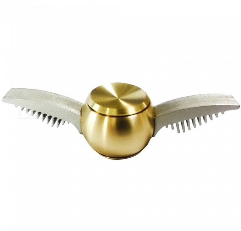 Smilemakers Golden Snitch Fidget Spinner for Harry Potter Fans - Golden ...