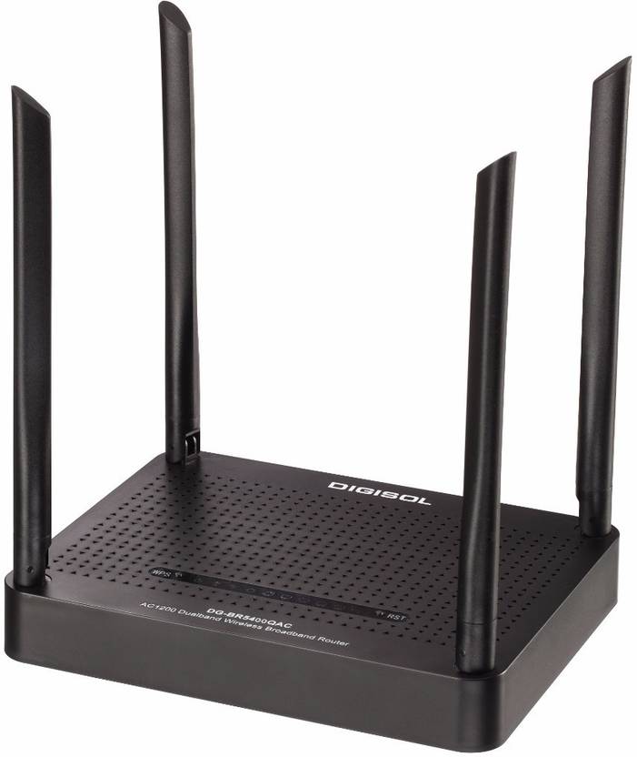 DIGISOL DG-BR5400QAC Wireless Router 2.4 GHz, 5 GHz 867 Mbps Wifi Speed ...