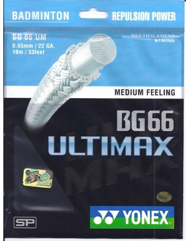 YONEX 'BG 66 ULTIMAX' 0.65 Badminton String - 10 m - Buy YONEX 'BG 66 ...