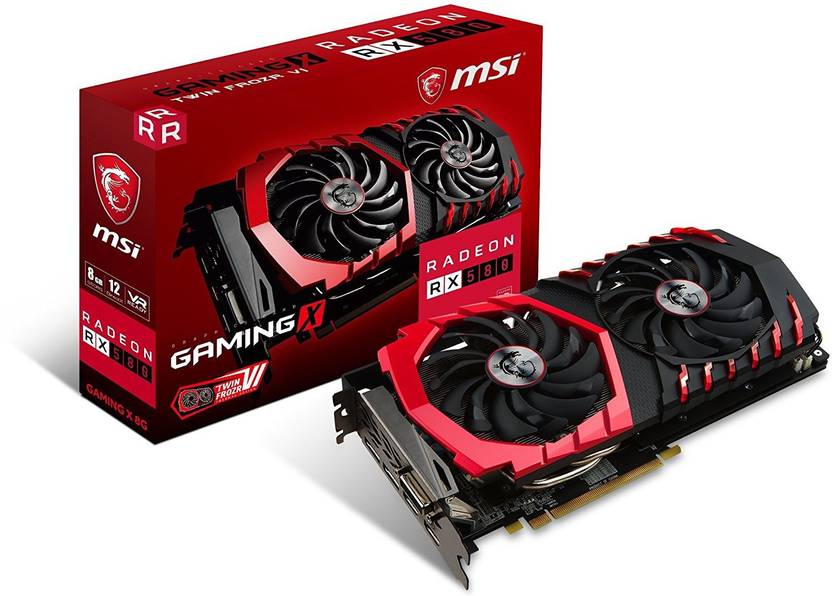 MSI Radeon RX 580 GAMING X 8G GDDR5 8 GB AMD/ATI Chipset 256 bit 8000 ...