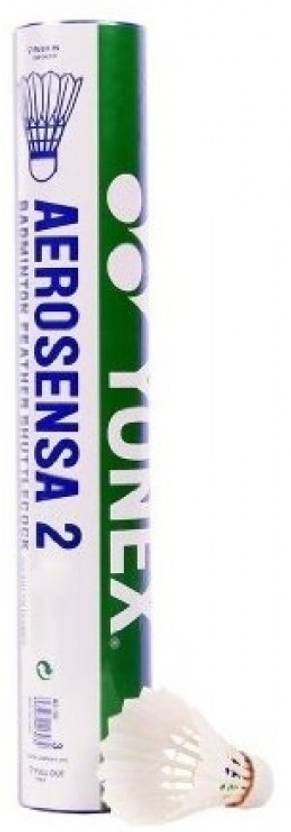 YONEX AS2 Feather Shuttle - White - Buy YONEX AS2 Feather Shuttle ...