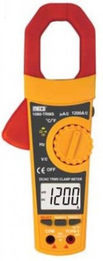 Meco 1080 TRMS AC/DC Clamp Meter alongwith Calibration Certificate ...
