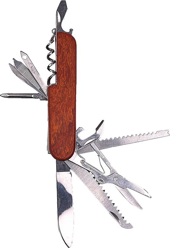 Flipkart.com | Smartcraft Multi Tool Keychain ( 12 in 1) - Brown, 12 in ...