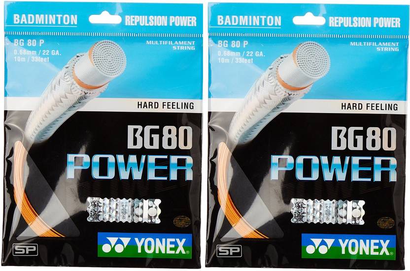 YONEX BG 80 Power 0.68 Badminton String - 10 m - Buy YONEX BG 80 Power ...