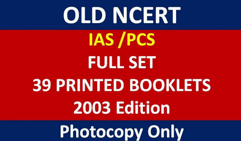 OLD NCERT Full Set (39 Booklets) For IAS /PCS Exam: Buy OLD NCERT Full ...