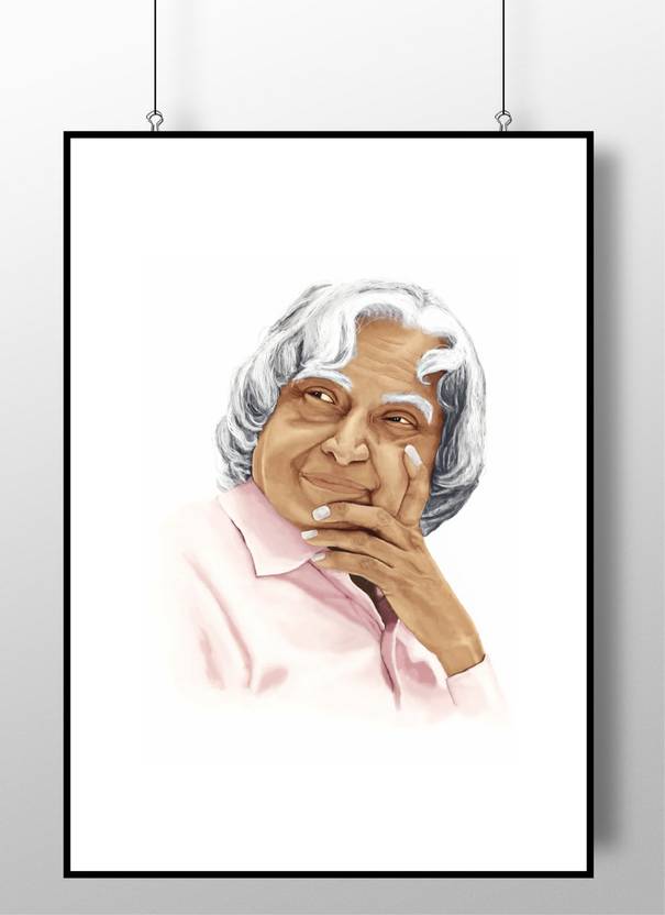 Dr.APJ Abdul Kalam Inspirational Wall Poster A4 Fine Art Print ...