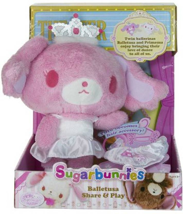 Sanrio Sugar Bunnies Balletusa ~7" Share & Play Plush: bunnies ...