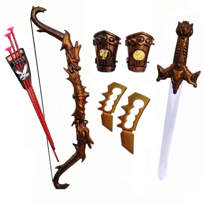 HALO NATION Bahubali Warrior Sword set (Plastic) for Kids - Bahubali ...