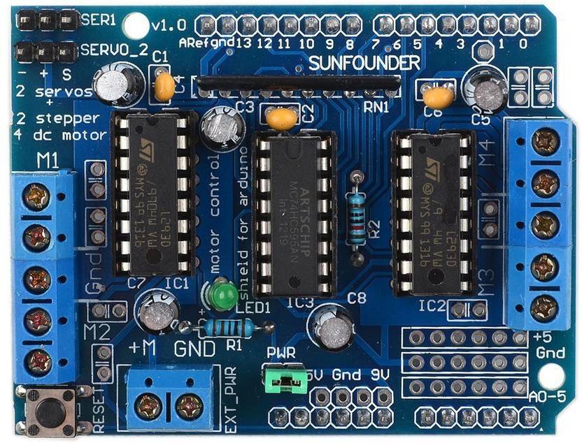 robocraze Motor Driver Shield for Arduino Price in India - Buy ...