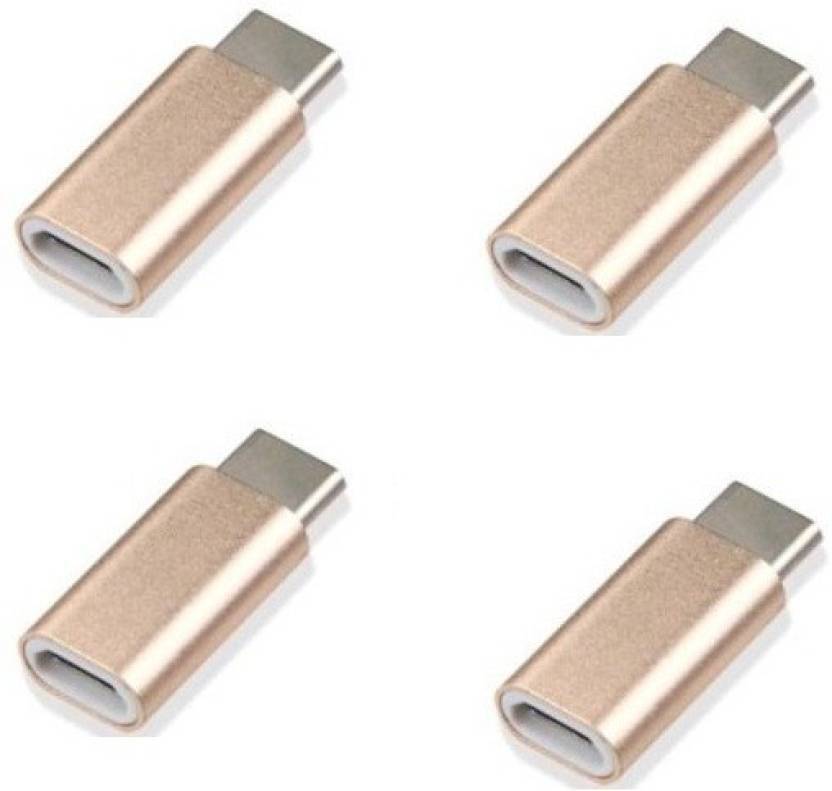 OXZA PACK OF 4 Micro USB to type C METAL CONVERTER USB Adapter - OXZA ...