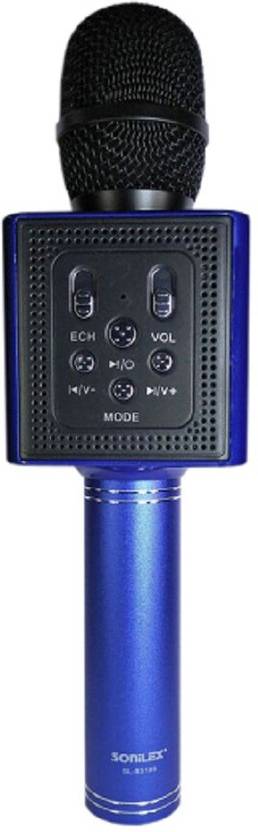 SOniLEX Bluetooth Mic / Mike, Portable Handheld Mic / Mike with Speaker ...