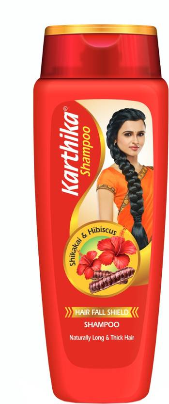 KARTHIKA Shampoo,Hair Fall Shield With Goodness Of Shikakai & Hibiscus ...