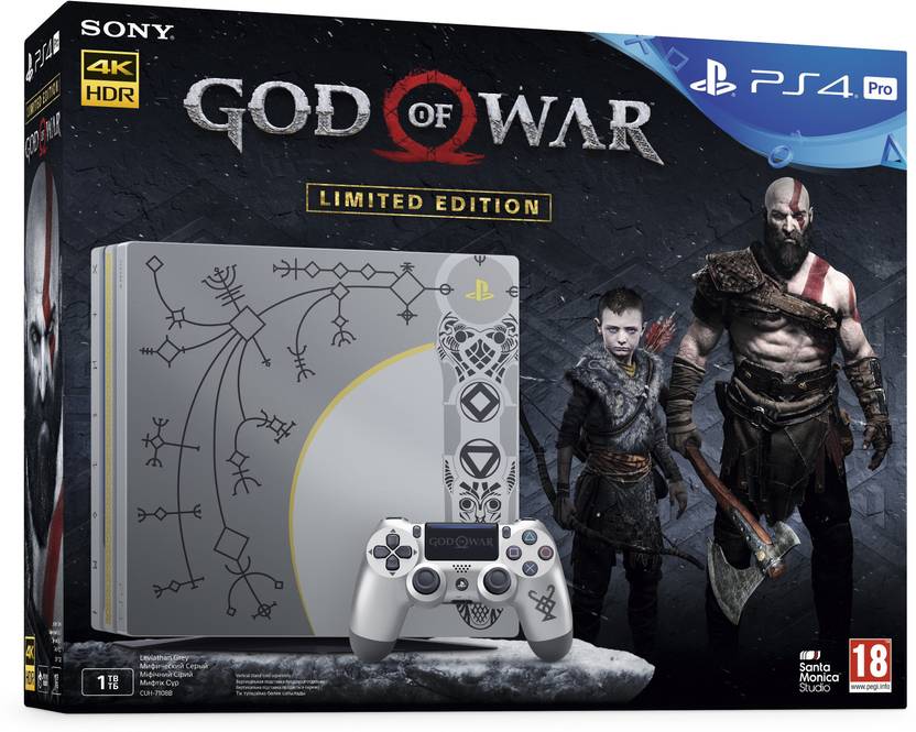 SONY PS4 Pro 1 TB with God of War Price in India - Buy SONY PS4 Pro 1 ...