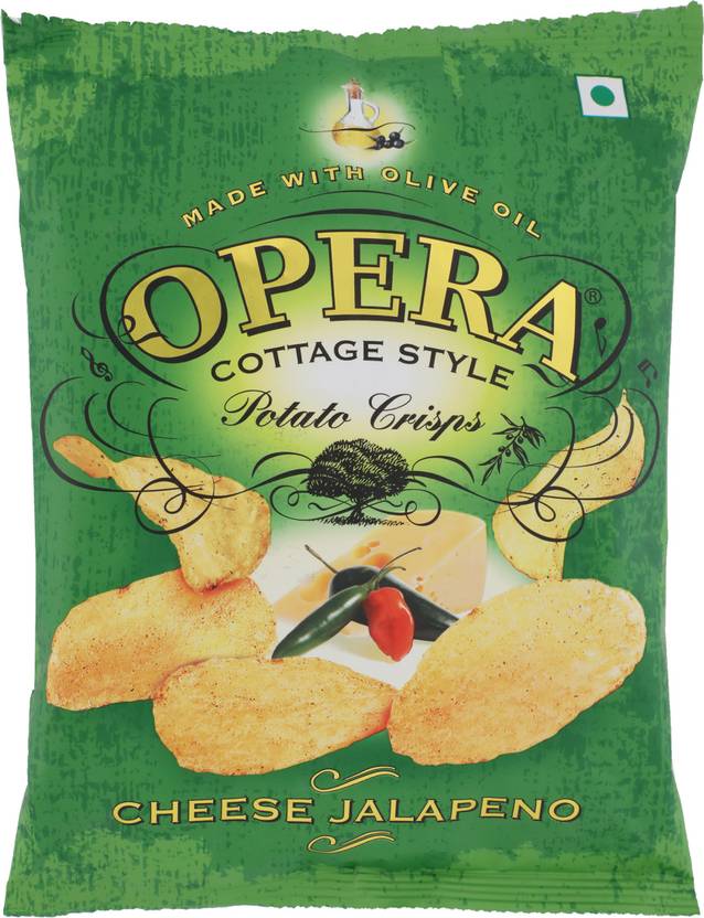 Opera Cottage Style Cheese Jalapeno Potato Chips Price in India - Buy ...