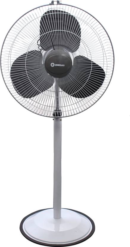 OMEGA 20" Pedestal Farata Fan 500 mm 3 Blade Pedestal Fan Price in ...