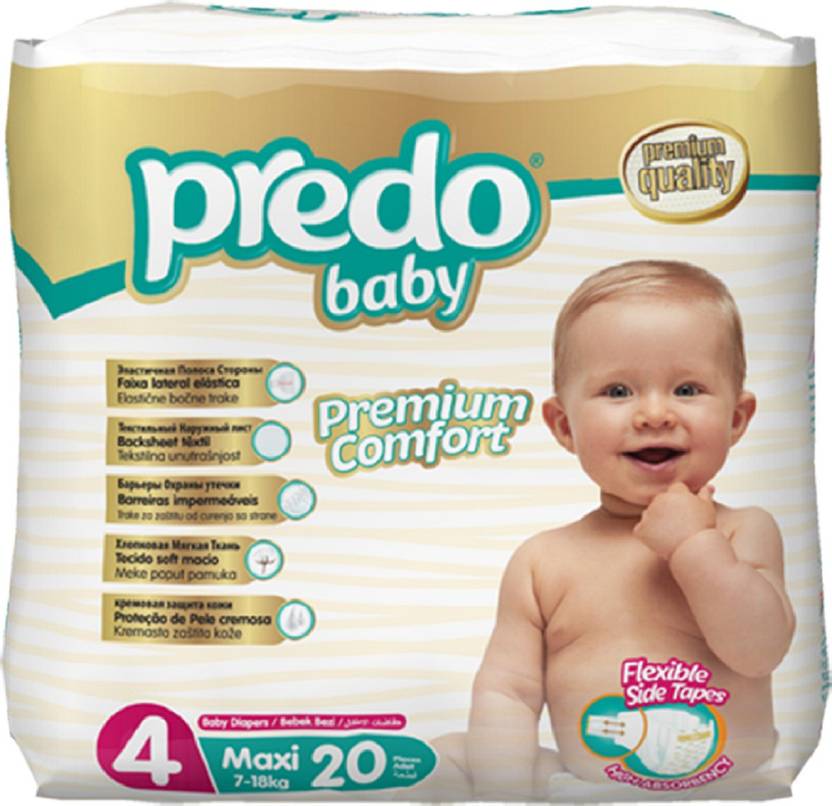 Predo Baby MAXI Eco 7-18kg, Size 4, 20 pcs - L - Buy 20 Predo Baby ...