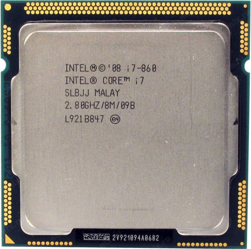 Intel Core i7-860 2.8 GHz Upto 3.46 GHz LGA 1156 Socket 4 Cores 8 ...