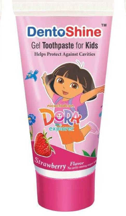 Dentoshine Dora Toothpaste for Kids Strawberry 80g Toothpaste - Buy ...