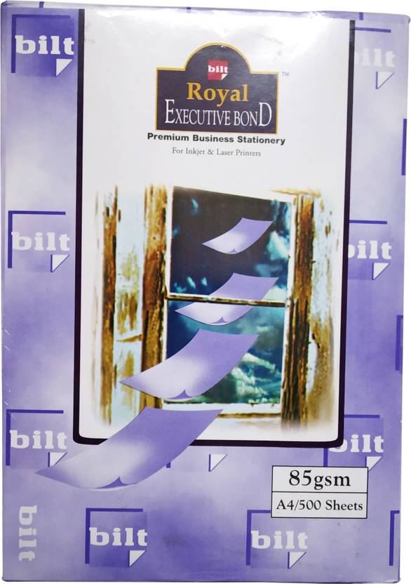 Flipkart.com | bilt Royal Executive Bond A4 Paper 85gsm, Set of 4 ...