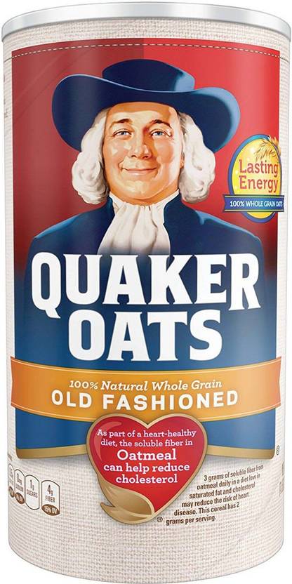 Quaker Oats Old Fashioned Breakfast Cereal - 510g (18oz) Tin Price in ...