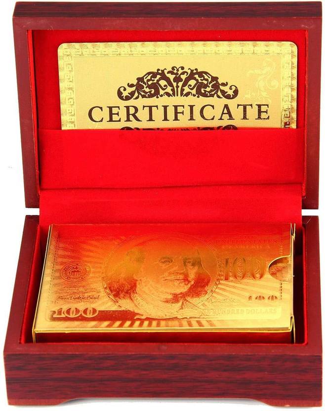 Quinergys ™ 24K Gold Plated Playing Cards Full Poker Deck 99.9% Pure ...