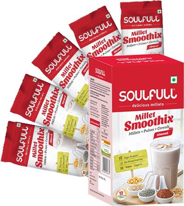 Soulfull by TATA Millet Smoothix Almond Price in India - Buy Soulfull ...
