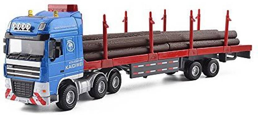 Generic KDW 1/50 Scale Diecast Logging Truck Toys Alloy Transporter ...