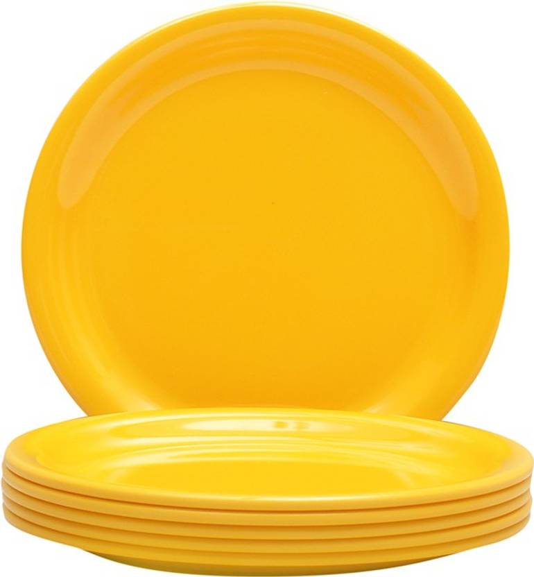 Servewell Yellow Melamine Side/ Quarter Plates Quarter Plate Price in ...