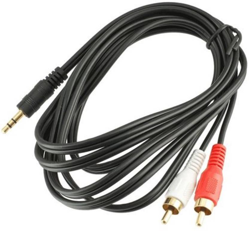 PAC Stereo Audio Cable 10 m 10 Meter 2 Rca Male To 3.5 Mm - PAC ...