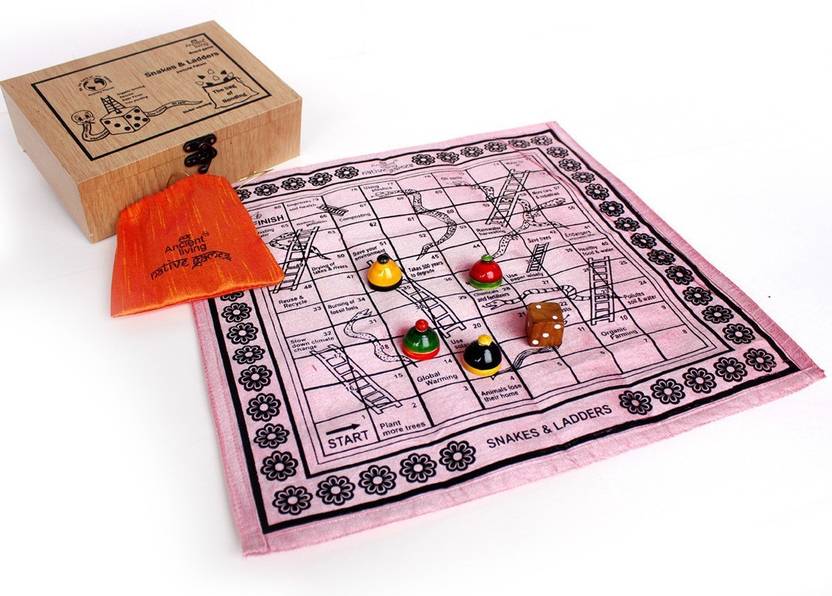 Ancient Living Snakes and Ladders / vaikuntapali / Moksha Pata / Parama ...