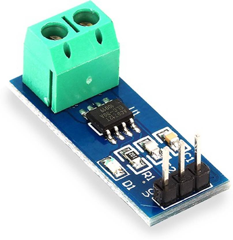 arduino AC / DC HALL EFFECT ANALOG CURRENT SENSING SENSOR ACS712 30A RANGE MODULE Electronic ...