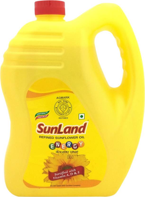 Sunland Refined Sunflower Oil Can Price in India - Buy Sunland Refined ...