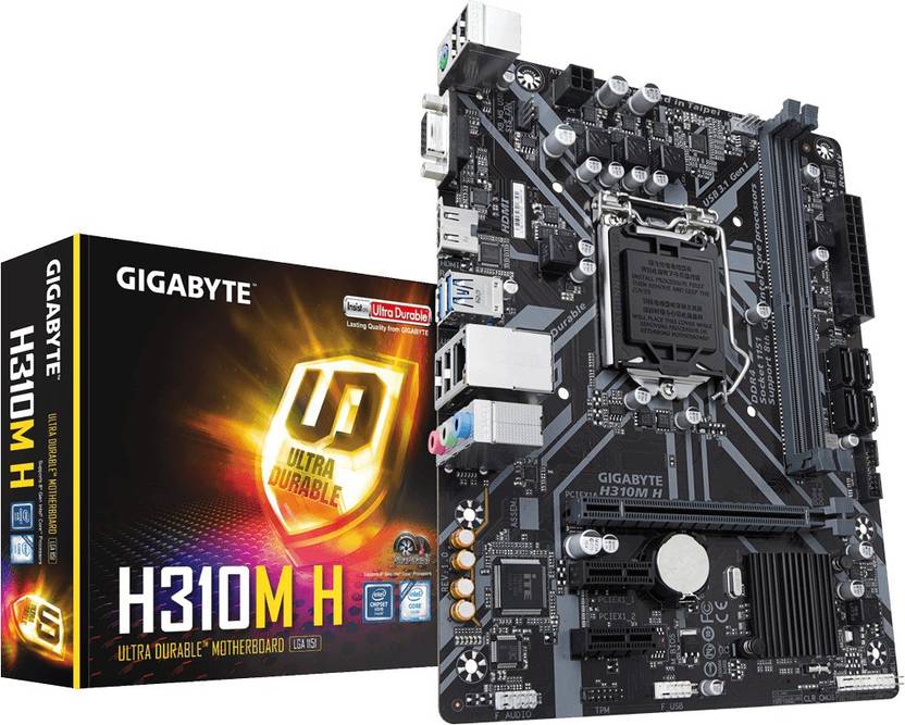 GIGABYTE H310M-H LGA1151Socket Micro-ATX Intel H370 Chipset DDR4 ...