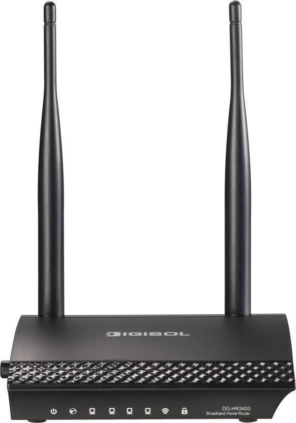 DIGISOL DG-HR3400 Wireless Router 2.4 GHz 300 Mbps Wifi Speed Single ...