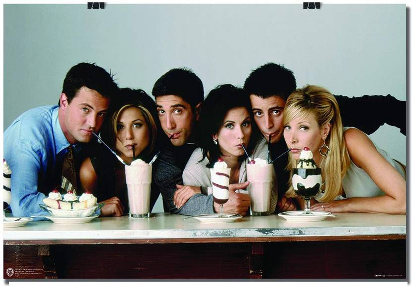 WB Official Licensed Friends TV Series All Drinking Coffee Chandler ...