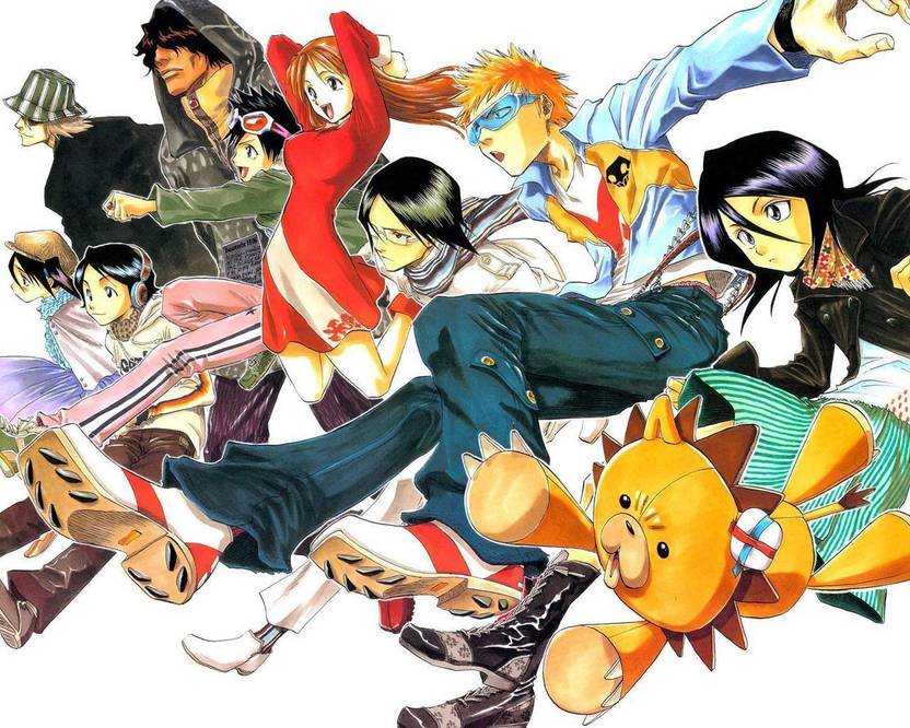 Athah Anime Bleach Kisuke Urahara Uryu Ishida Ururu Tsumugiya Orihime ...