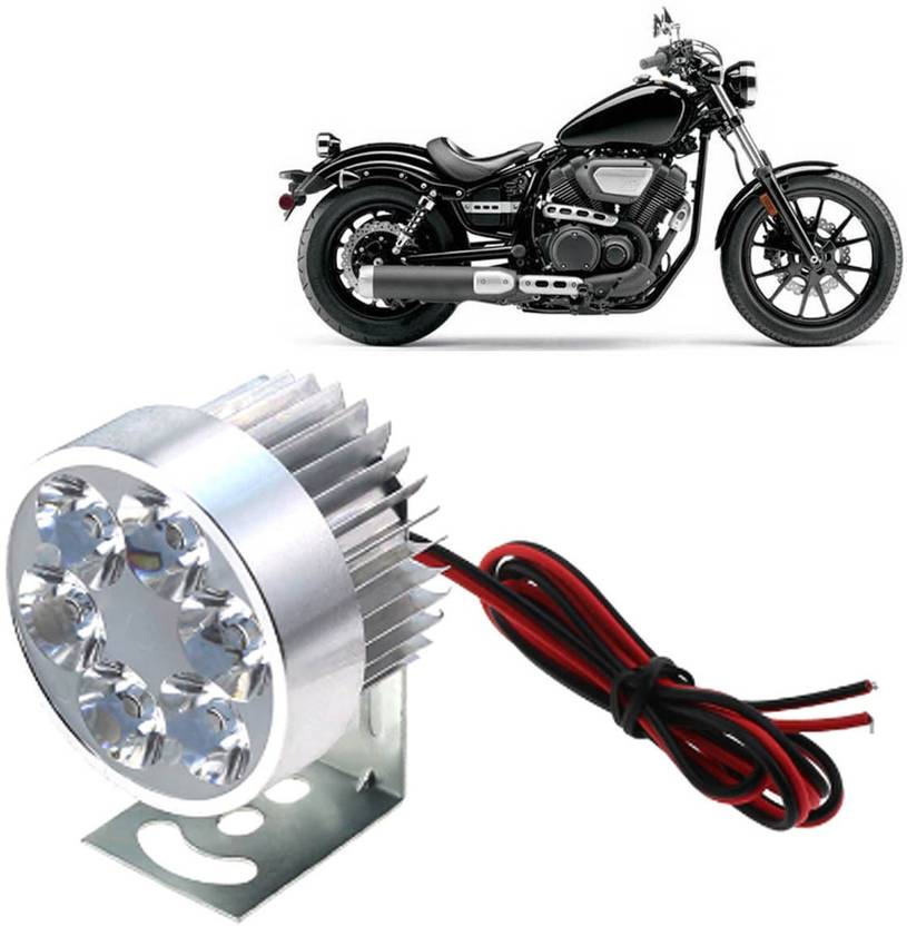 SHOOLIN MSLST1_034 Enticer Bike Motorcycle Mini Side Mirror Spot Fog Waterproof 6LED Head Light ...