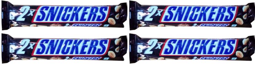 SNICKERS Chocolate 80g (Pack of 4) Bars Price in India - Buy SNICKERS ...
