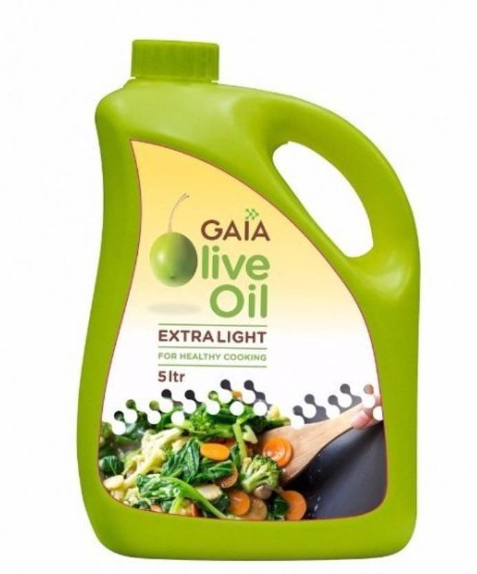 GAIA Extra Light Olive Oil 5ltr Olive Oil Tin Price in India - Buy GAIA ...
