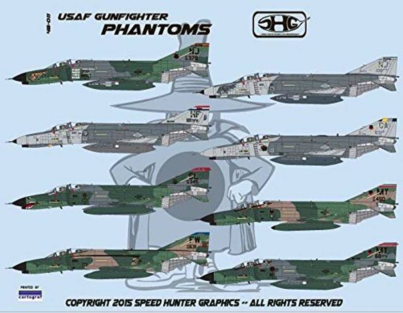 Genrc Rapsh48009 1:48 Speed Hunter Graphics - F-4G Phantom Ii 'Sead ...